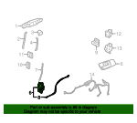 2010-2015 GM Front Driver Side Door Lock 22862026 GM | GMPartsDirect.com