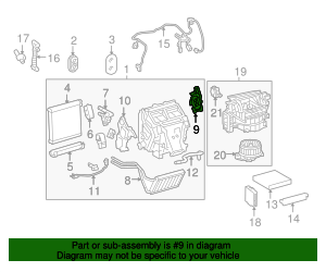 2010-2023 Lexus GX460 HVAC Air Inlet Door Actuator 87106-60230 | OEM ...