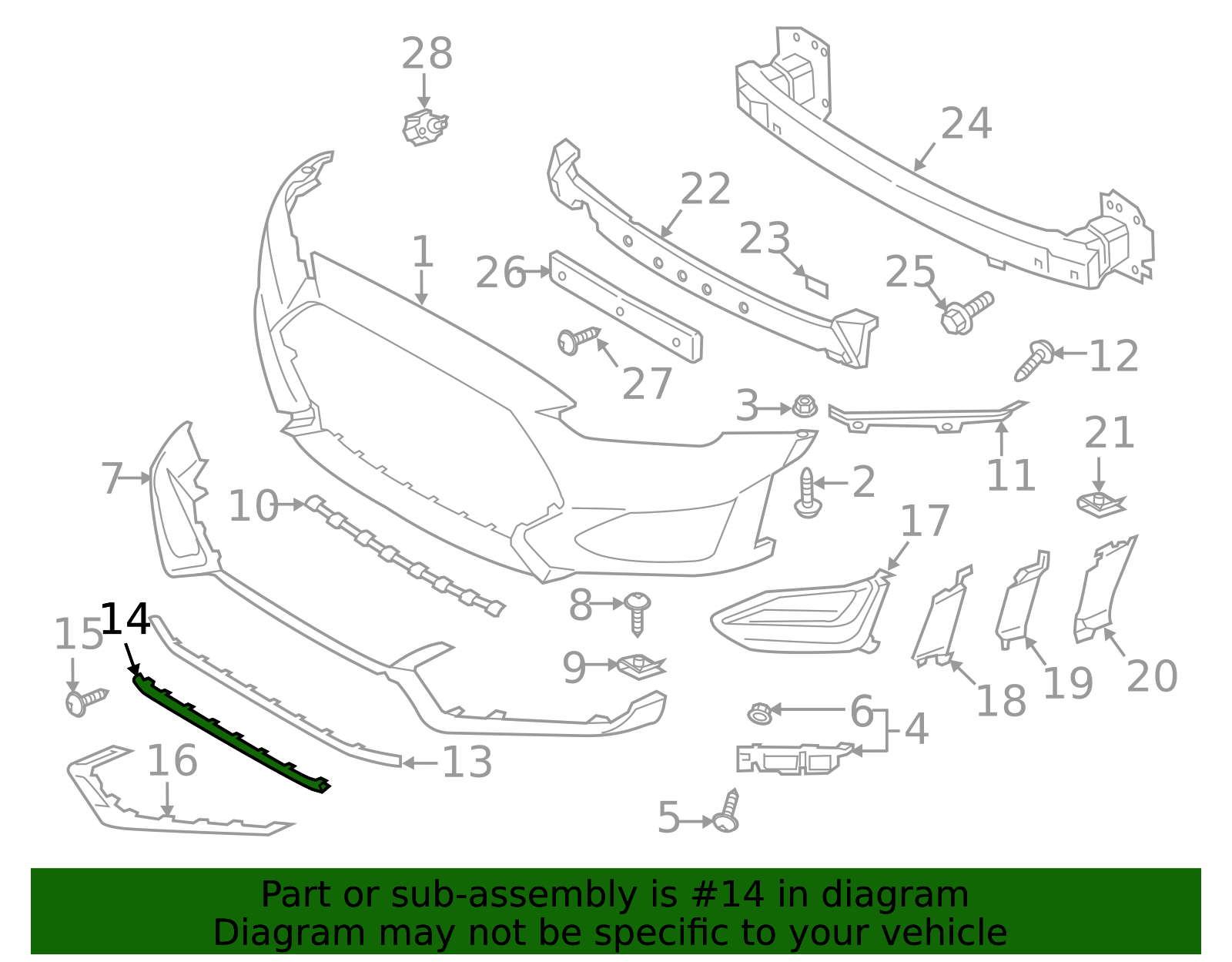 2019-2022 Hyundai Veloster N Lower Filler 86591-K9000 | Retail ...