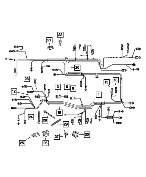 Wiring-Powertrain for 2008 Dodge Sprinter 3500 | Mopar eStore