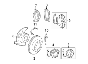 DC3Z-1104-E 2013-2016 Ford Hub Assembly | Fairway Ford Parts