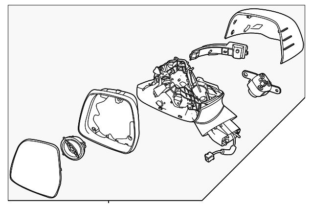 2022-2025 Kia Carnival Mirror Assembly 87620-R0570 | OEM Parts Online