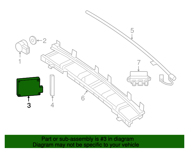 905740564 - Blind Spot Detection System Warning Sensor 2013-2021 ...