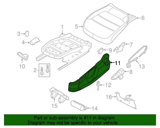 2011-2016 Volkswagen Jetta Side Cover 5C6-881-313-C-95T | QuirkParts
