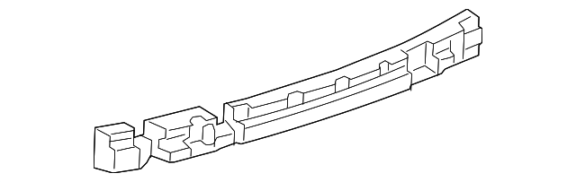 2018-2021 Chevrolet Equinox Rear Bumper Fascia Energy Absorber 23333114 ...