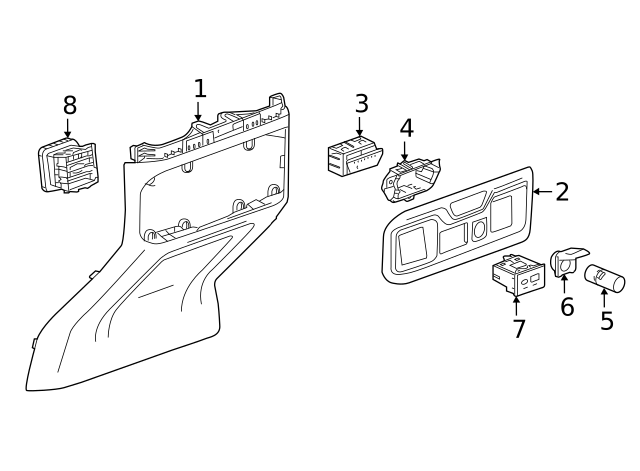 (Replaces 13525889) Black Dual Charge Only Receptacle 13540949 GM ...