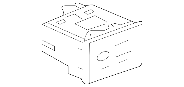 (Replaces 13525889) Black Dual Charge Only Receptacle 13540949 GM ...