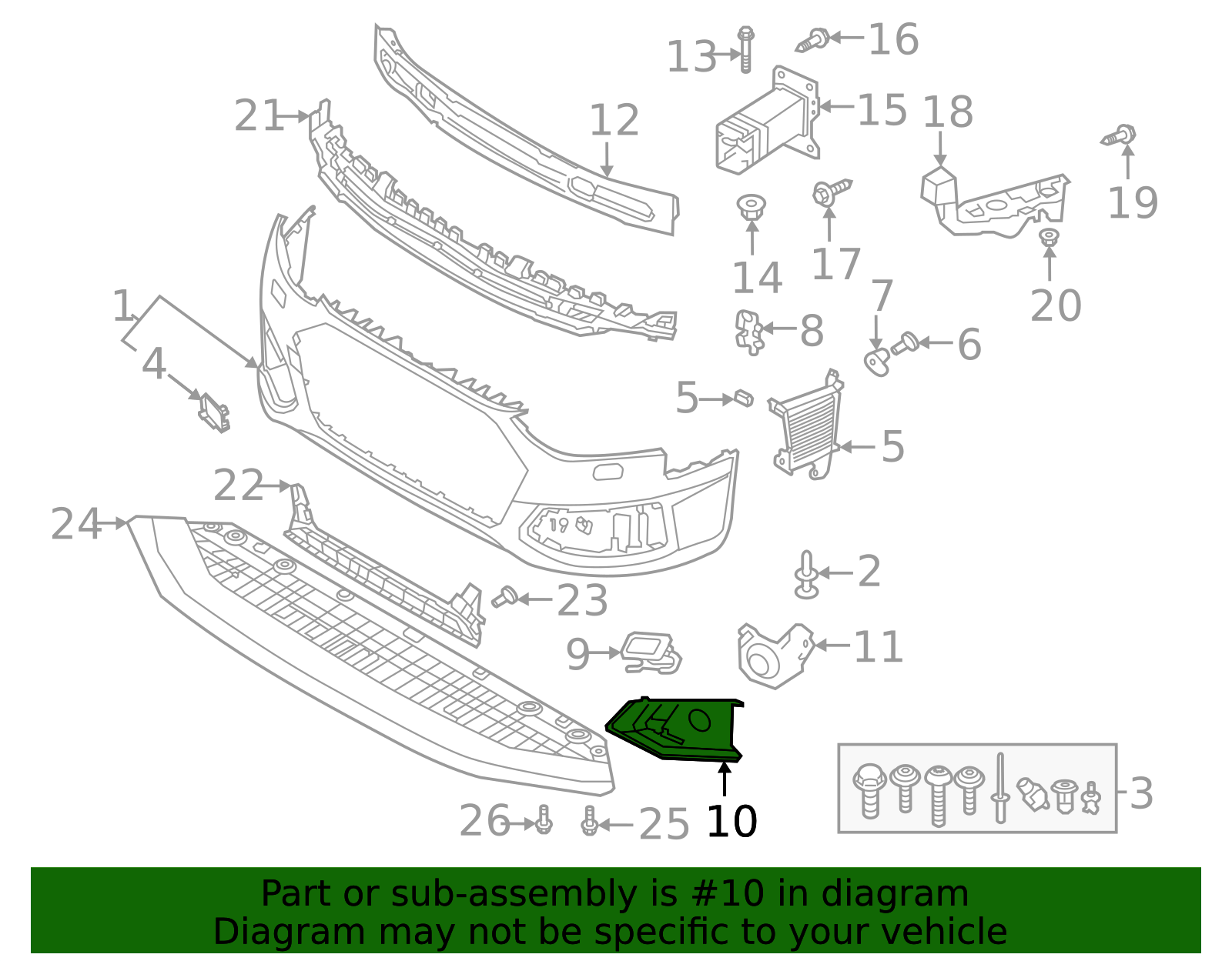 2020-2024 Audi Outer Grille 8W0-807-681-AK-3Q7 | AUDI HENDERSON