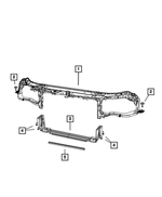 2008-2014 Dodge Challenger Front Support Cross-Member 5028743AE | Mopar ...