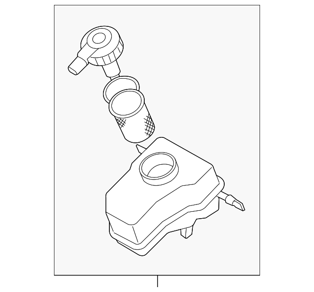 34326764117 - 2006-2015 BMW Master Cylinder Reservoir (34-32-6-764-117 ...
