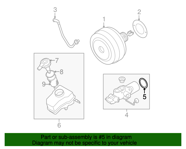 Genuine BMW 34-31-1-160-617 | Master Cylinder O-Ring | FREE Shipping on ...