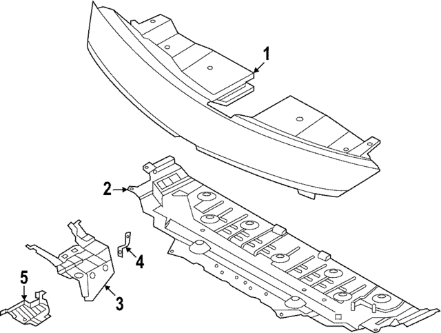 62322-5MP0B - Sight Shield - 2023 Nissan ARIYA | Nissan OEM Parts Direct