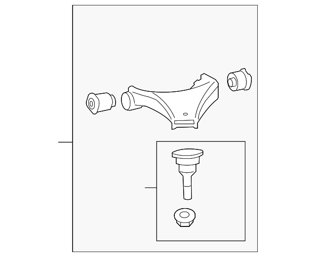 2010-2016 Land Rover LR4 Upper Control Arm LR051614 | JaguarParts.com