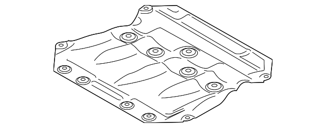 2015-2019 BMW Skid Plate 51-71-7-376-342 | BMWPartsDirect.com