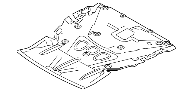 51757361196 - 2014-2020 BMW Under Cover (51-75-7-361-196) | BMW of ...