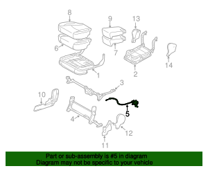 2006-2008 Lexus RX400h Cable 72207-48030 | OEM Parts Online