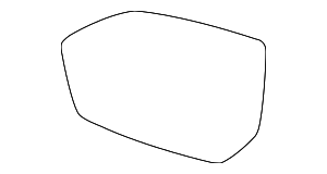 2020-2022 Hyundai Palisade Mirror Glass 87621-S8090 | HyundaiOEMPart.com