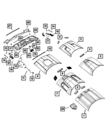 2008-2023 Dodge Challenger Under Hood Appearance Panel, Right 5028748AD ...