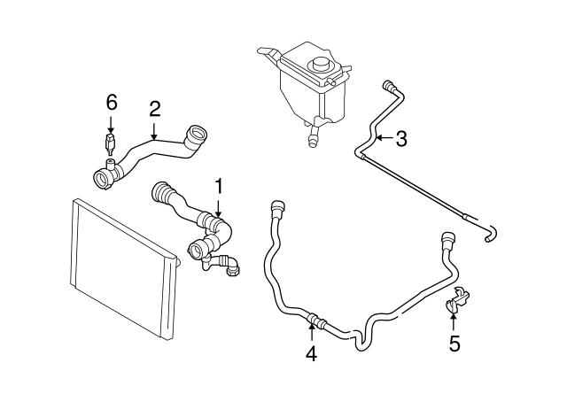 17-12-7-560-160 - Return Hose 2006-2010 BMW | AutoNationParts.com
