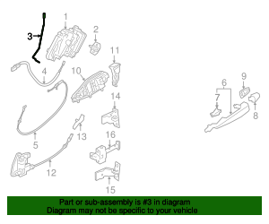 51227324238 - 2015-2019 BMW X6 Lock Rod (51-22-7-324-238) | BMW of ...