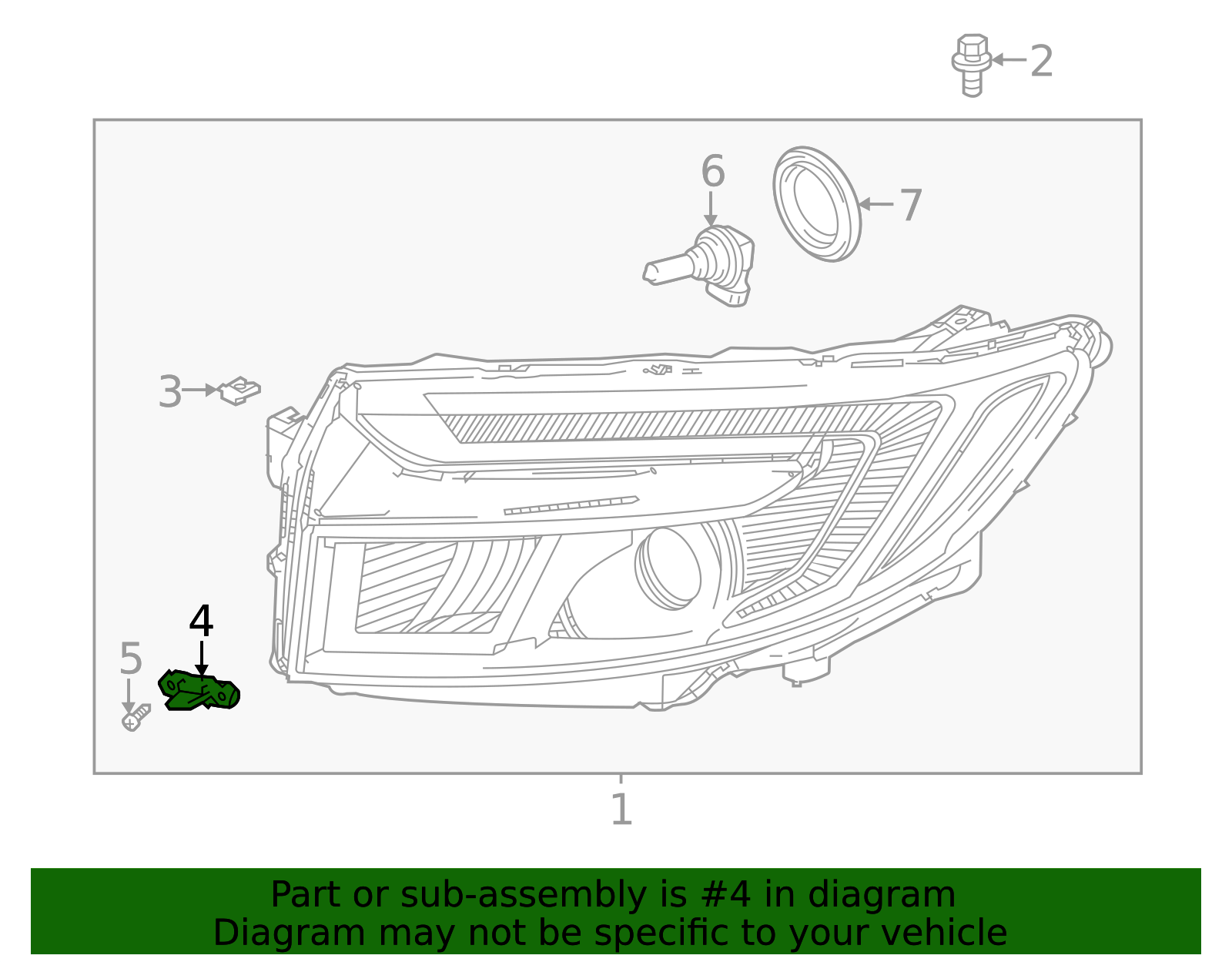 33105-T6Z-A01 - Headlamp Assembly Clip 2021-2025 Honda | Honda Parts Online