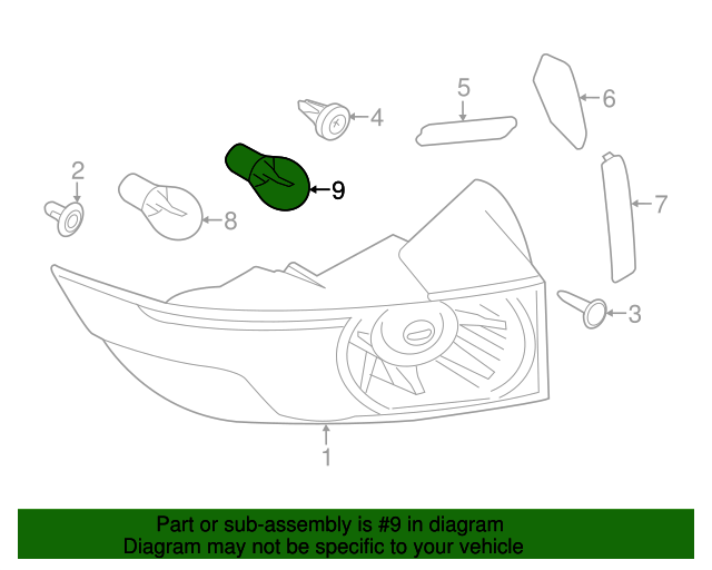 Genuine OEM Bulb Part# LR000699 Fits 2008-2023 Land Rover: Up To 35% ...