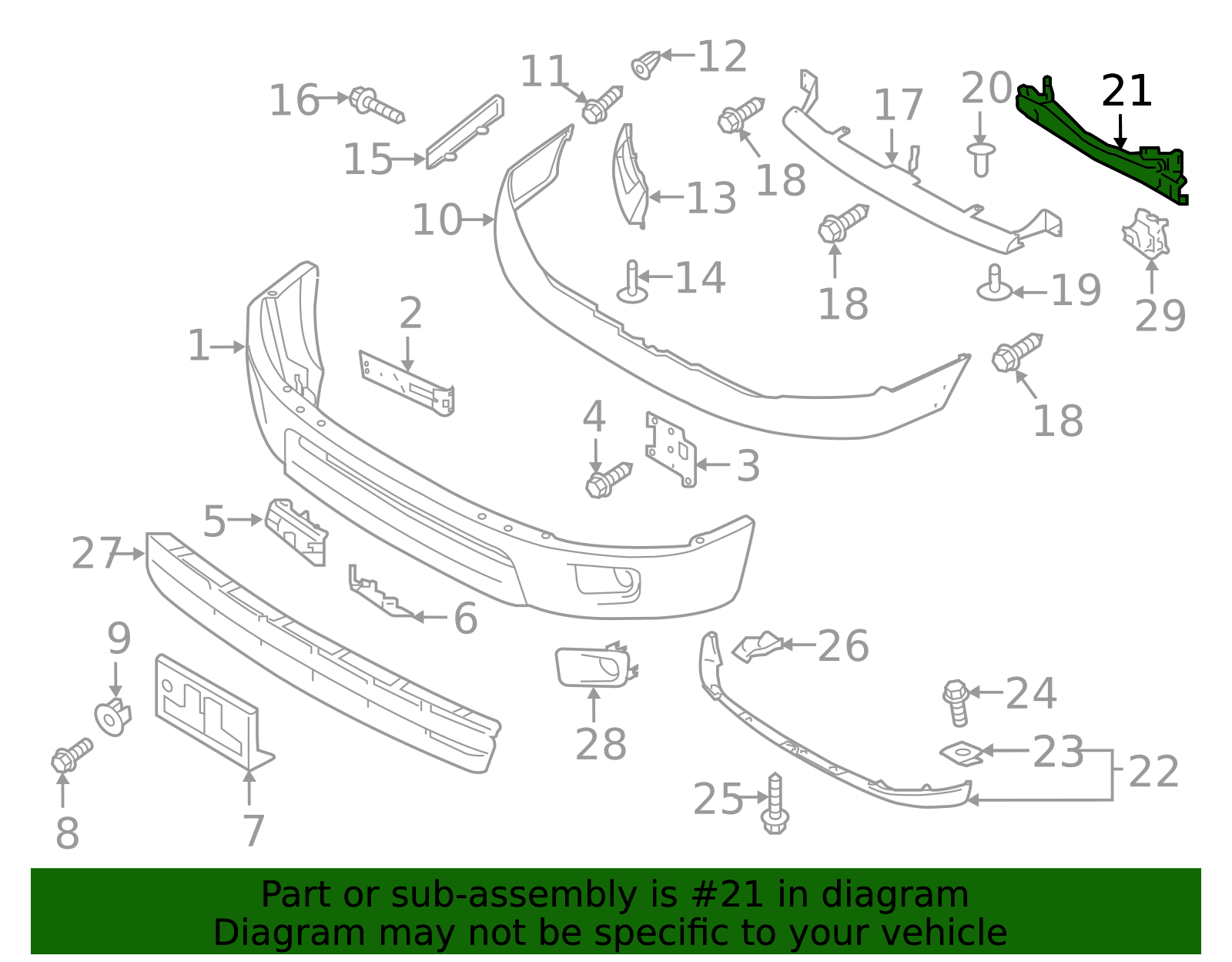 E1010-EZ1AA - Impact Bar 2016-2024 Nissan TITAN XD | Nissan Parts & Accessories Online