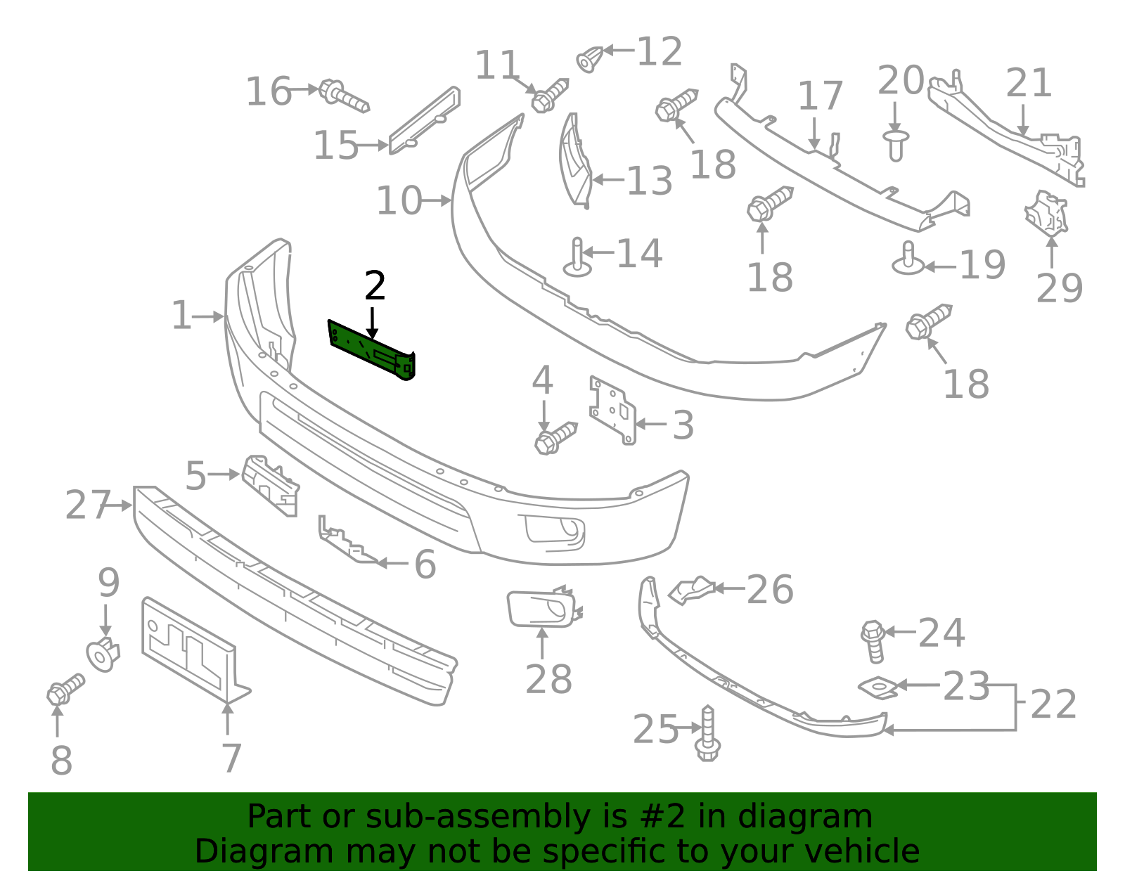 2016-2024 Nissan TITAN XD Mount Bracket 62222-9FV0B | Bill Kay Nissan Parts