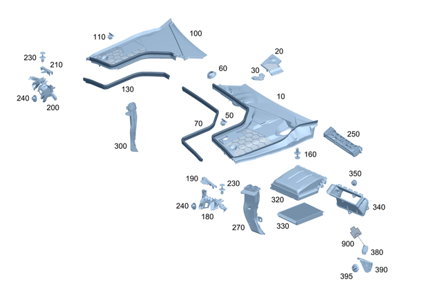 205-830-05-03 - Water Baffle 2008-2023 Mercedes-Benz | Mercedes-Benz ...