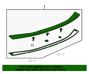 2016-2023 Chevrolet Camaro Primed Rear End Spoiler 85145223 GM ...