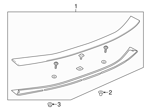 2016-2023 Chevrolet Camaro Primed Rear End Spoiler 85145223 GM ...