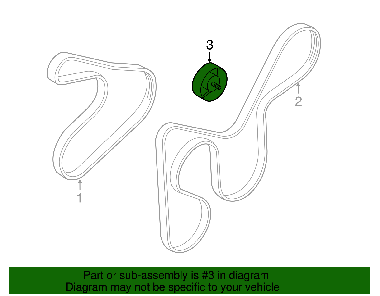 Genuine Idler Pulley for 2012-2023 Hyundai | Part# 25286-2B010 ...