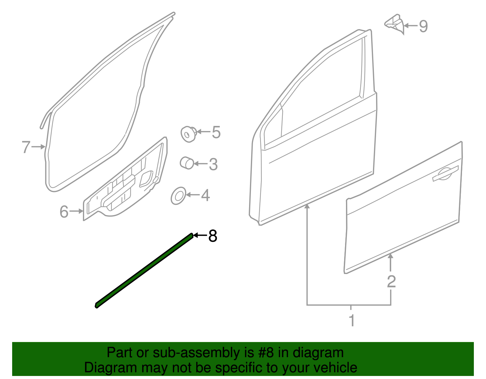 2013-2019 Nissan Sentra Lower Seal 80838-3SG0A | My Nissan Part