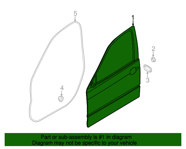 41-51-8-230-470 - Door Shell - 1992-1999 BMW | BMWPartsHub