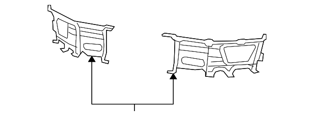2009-2012 Mopar Bumper Bracket 68056631AA | TascaParts.com