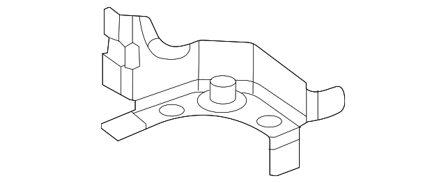 167-610-37-01 - Floor Pan Cross-Member Bracket 2020 Mercedes-Benz ...