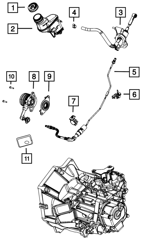 Clutch Controls for 2012 Fiat 500 | Mopar Parts