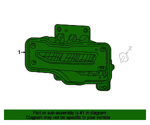 2016-2019 GMC Front Driver Side Fog Lamp 23381983 GM | GMPartsDirect.com