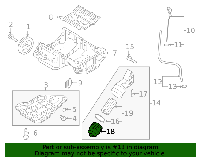 2017-2024 Hyundai Air Cleaner Cover 26350-3C701 | OEM Parts Online