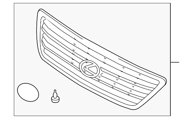 2005-2007 Lexus LX470 Grille Assembly 53101-60380 | OEM Parts Online