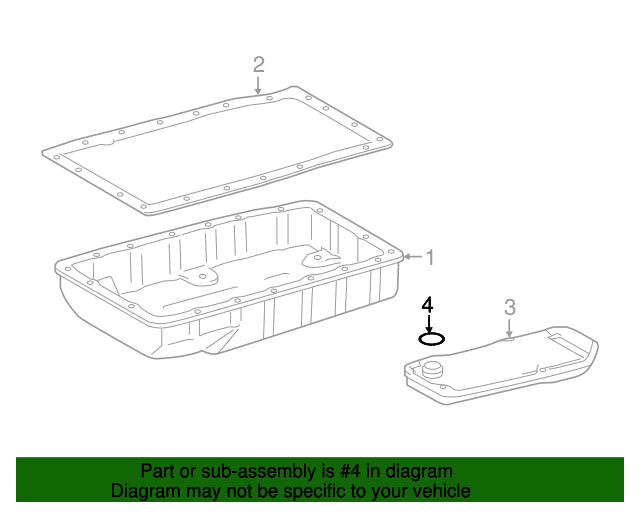 2003-2024 Lexus Strainer O-Ring 90301-31014 | OEM Parts Online