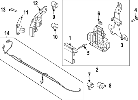 Bumper & Components - Front for 2024 Ford F-150 | OEM Parts Online
