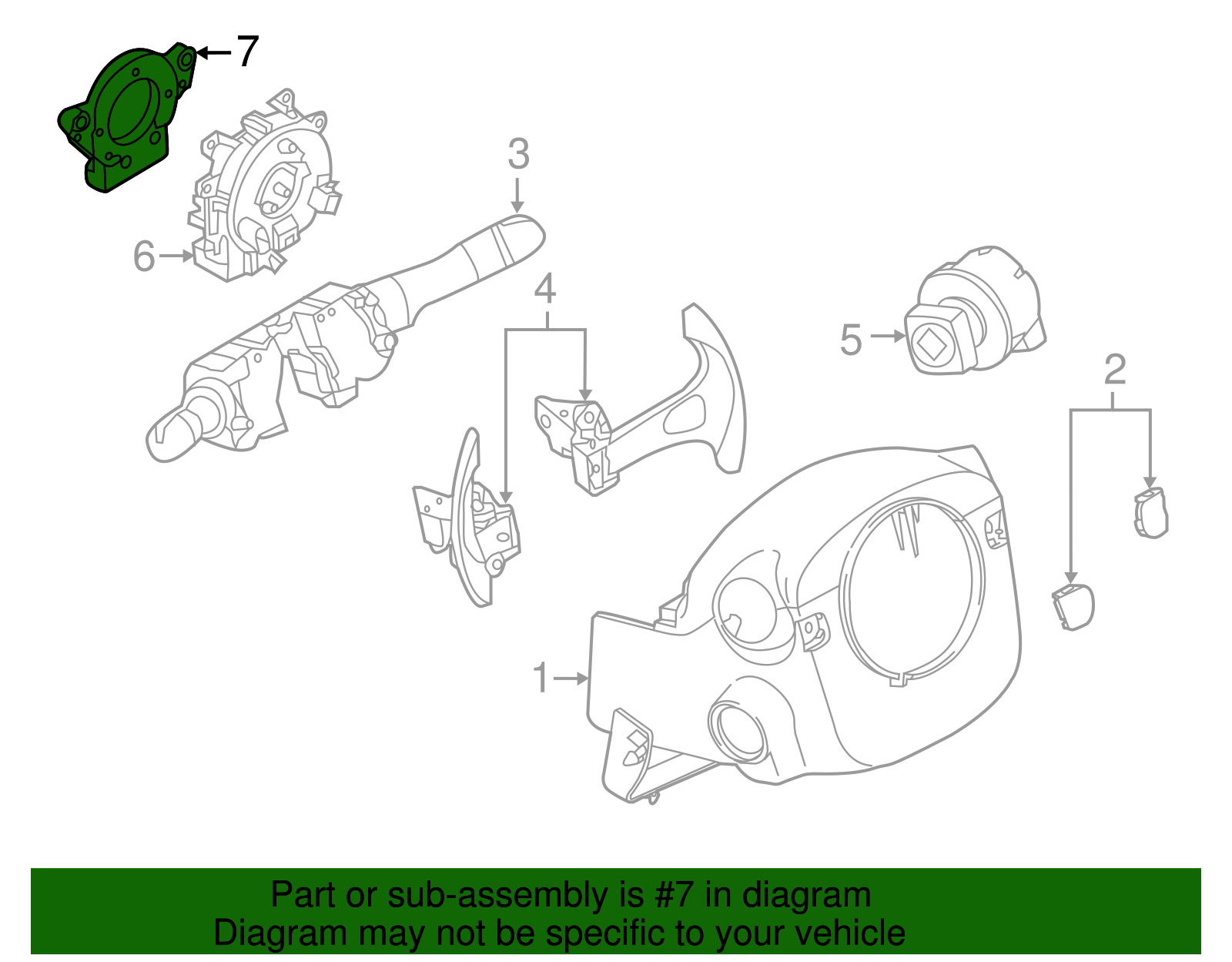 2016-2020 Infiniti Angle Sensor 47945-5BC1A | Infiniti of Clarendon Hills