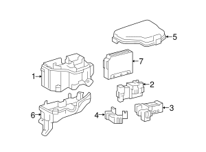 82741-52070 - Relay Box - 2012-2018 Toyota Yaris | OEM Genuine Toyota Parts