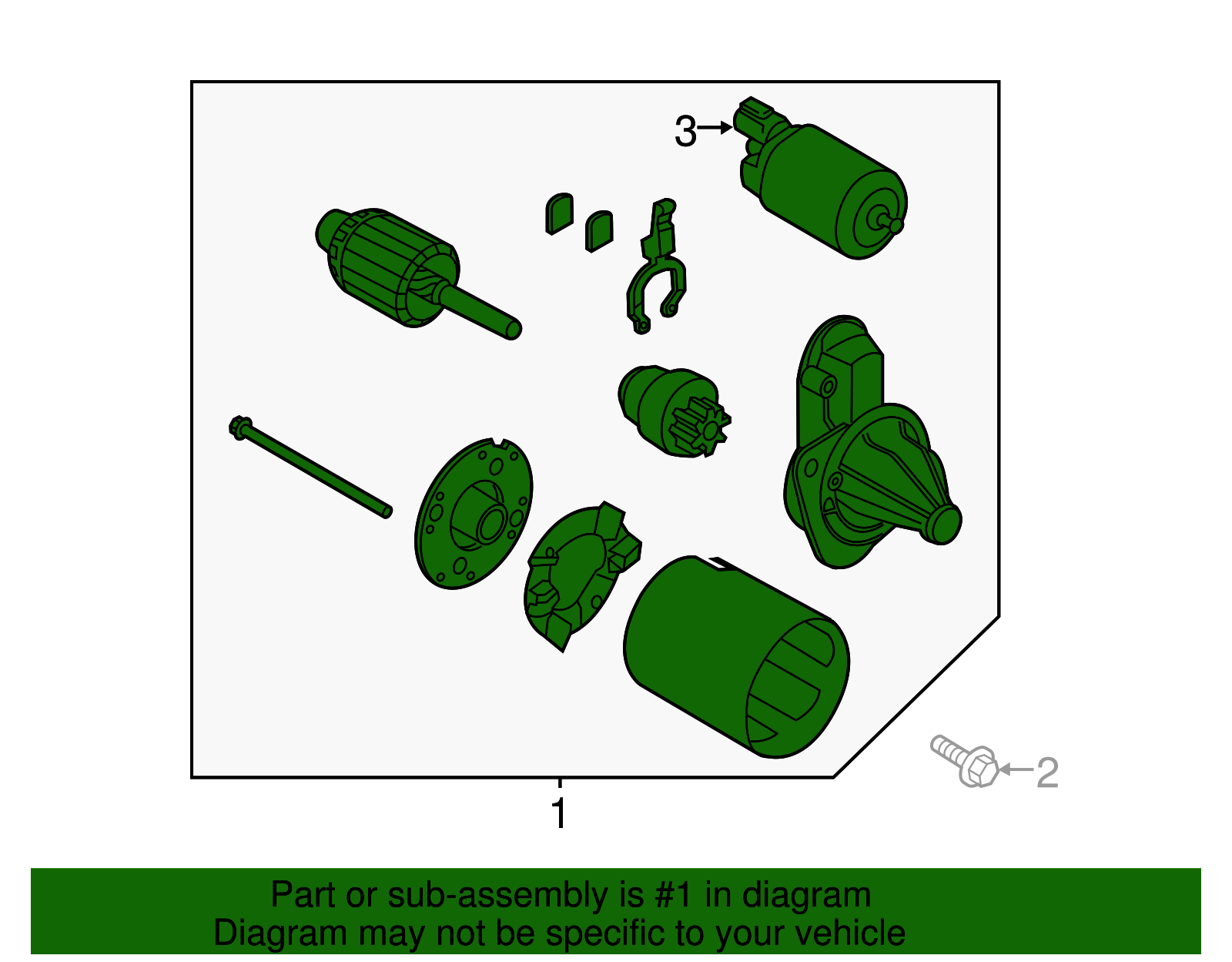 2018-2019 Hyundai Accent Starter 36100-2B804 | OEM Parts Online