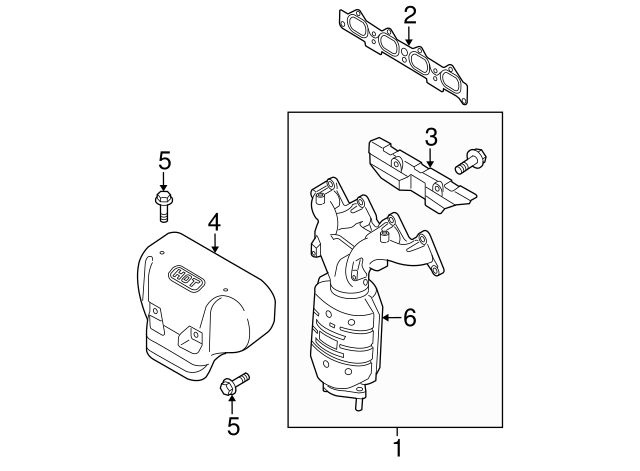 28530-23780 - Manifold 2005-2007 Kia Sportage | Kia.Parts Store