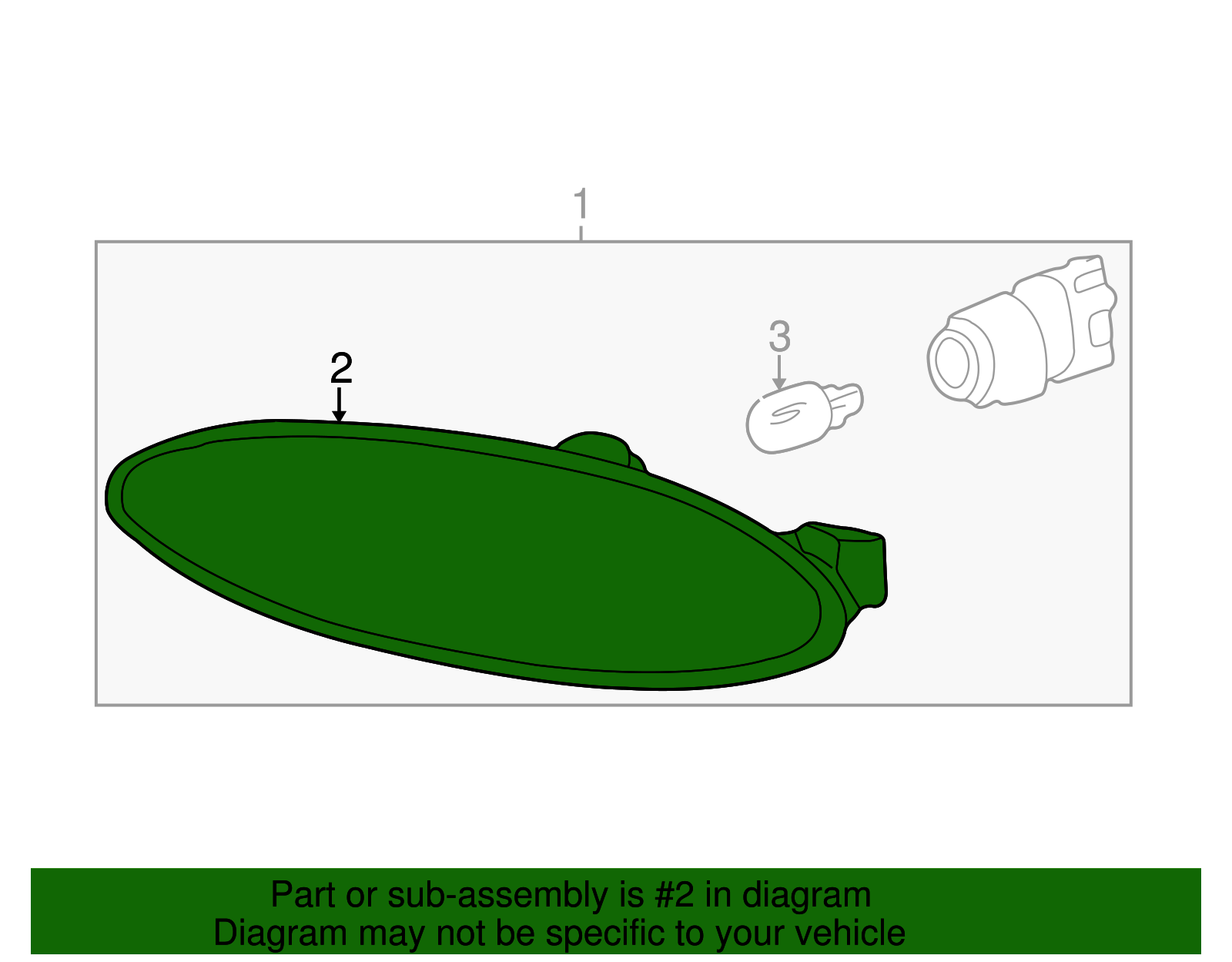 1999-2001 Hyundai Sonata Lens & Housing 92340-38001 | Hyundai Wholesale ...
