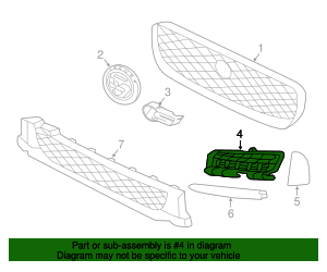2016-2020 Jaguar XF Outer Grille T2H7062 | JaguarParts.com