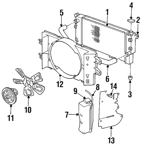 Radiator & Components for 1997 Dodge Ram 1500 | Mopar Parts Canada