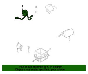 2001-2002 Mitsubishi Clock Spring MR301706 | Mitsubishi Parts Warehouse